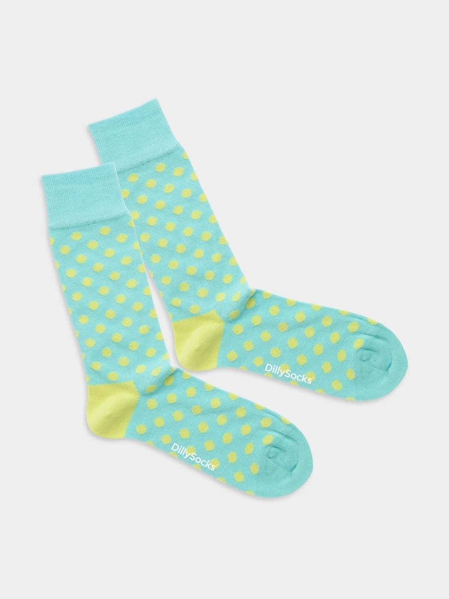 Colorful socks | Big Yellow Dots | DillySocks® Official