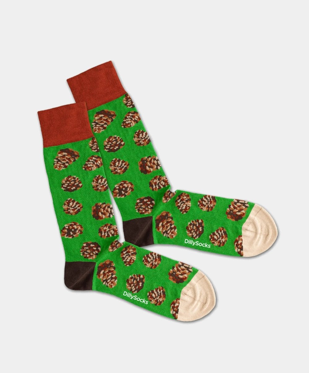 Colorful socks | Forest Cones | DillySocks® Official
